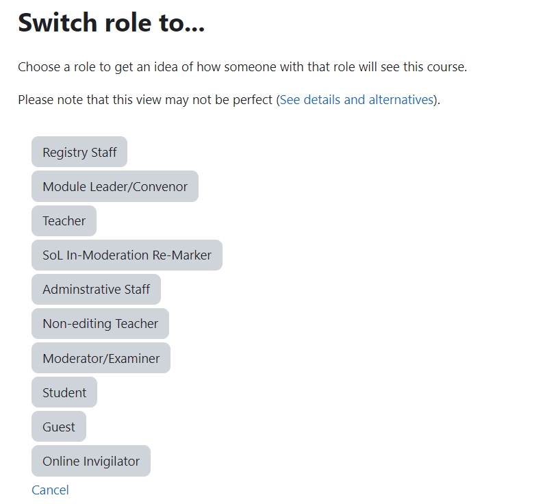 Switching roles - Knowledge Base